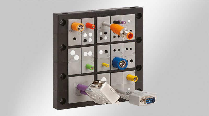 KEL Centrally Split Multi Cable Transit Frames for Cables with Connectors / IP54 / UL Type 12